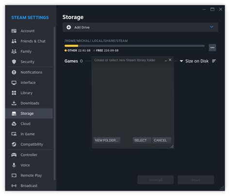 Problem With Adding Drives On Steam Rendeavouros
