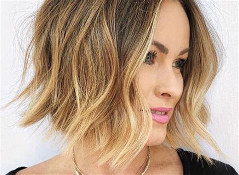 Wavy Angled Haircut