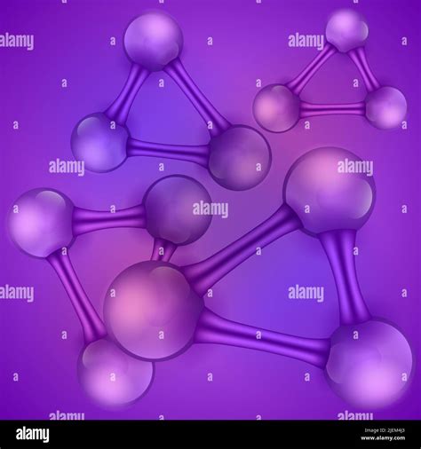 Molecules Pattern 3d Background Stock Vector Image And Art Alamy