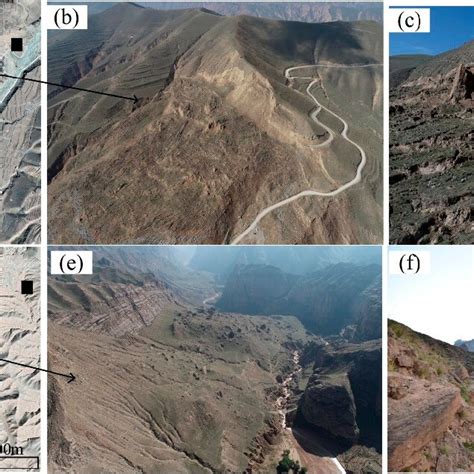 typical landslide display map a enlarged map of the corresponding