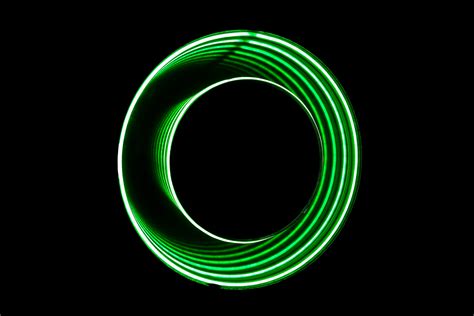 Rgb Mirror Infinity Mirror Neon Led Green Wall Lamp Mirror Etsy