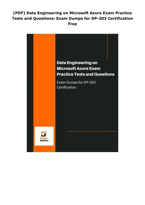 PDF Data Engineering On Microsoft Azure Exam Practice Tests And Questions Exam Dumps For DP