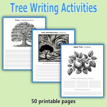 Tree Writing Activities By The Gifted Writer TPT