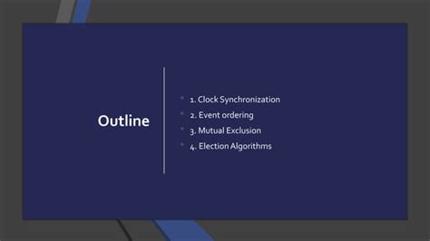 Synchronization In Distributed Systemspptx