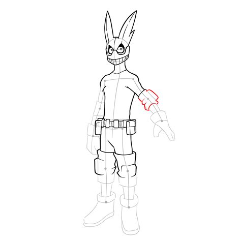How To Draw Deku In His First Alpha Hero Costume