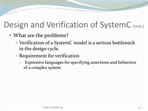 Ppt Design And Verification Of Systemc Transaction Level Models Powerpoint Presentation Id