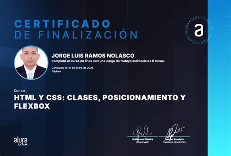 Aluralatam Oraclenexteducation Html Css Flexbox Desarrolloweb Certificado Tecnología