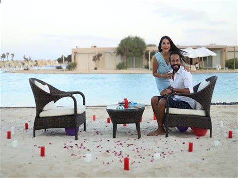 صور هكذا احتفلت إنجي علاء بعيد ميلاد زوجها يوسف الشريف مصراوى