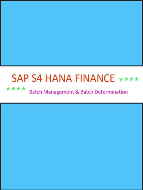 Batch Management Pdf Scheduling Production Processes Information Technology Management