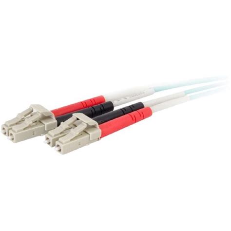 C2g 20m Lc Lc 50125 Om4 Duplex Multimode Pvc Fiber Optic Cable Aqua