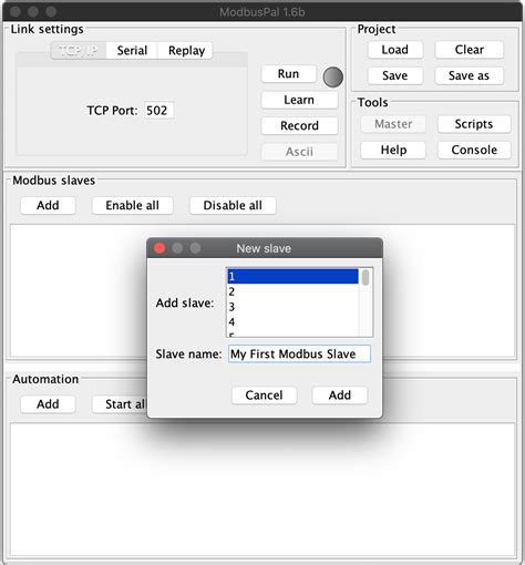 Virtual Modbus Plc Plc4x