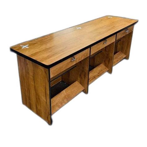 Engineered Wood Rectangular Modular Wooden Office Table With Storage At Rs 17000 In Pune