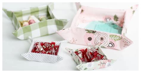 Fabric Nesting Tray Free Sewing Pattern