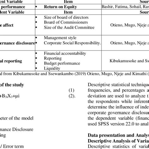 Variable And Their Measurement Download Scientific Diagram