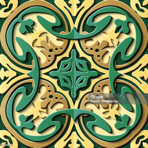원활한 릴리프 조각 장식 복고풍 패턴 라운드 로얄 크레스트 기하학 꽃 Klaeidoscope 교차 곡선 0명에 대한 스톡 벡터 아트 및 기타 이미지 Istock