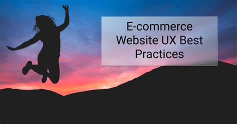 E Commerce Website Ux Best Practices
