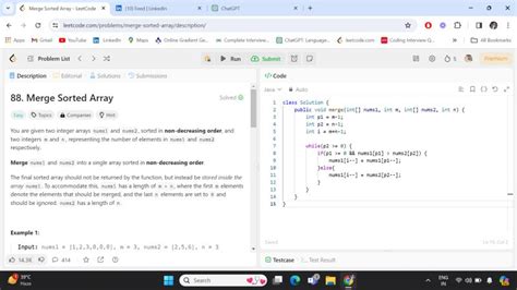 Mohd Azam On Linkedin 75dayscodechalleng Leetcode Algorithm Datastructures Codingjourney
