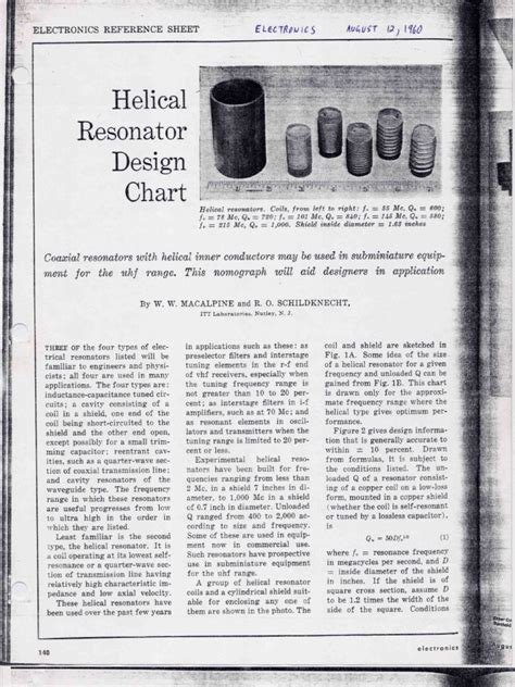 Helical Resonator Design Chart Pdf