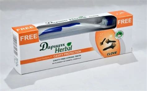 Herbal Toothpaste Production Collaboration Packaging Size 125gm At