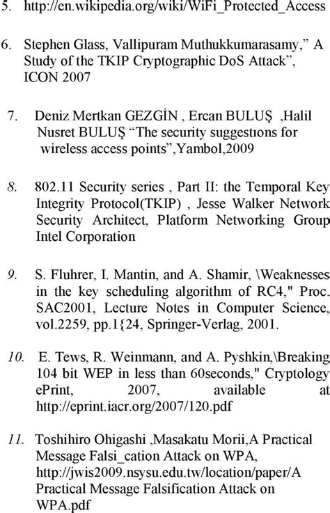 rc4 tabanlı wpa wi fi protected access da kullanılan tkip temporal key
