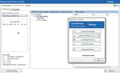 File Archiving Backupassist