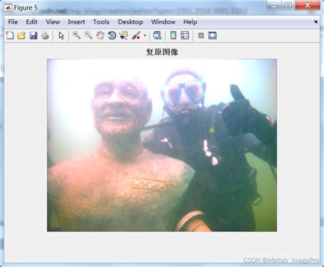 基于改进暗原色先验和颜色校正的水下图像增强，matlab实现