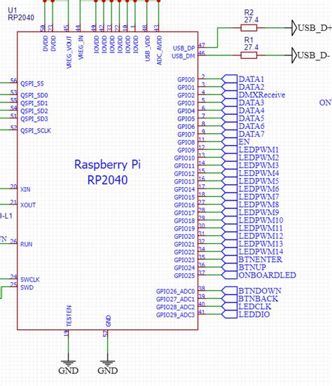 Circuit Design Rp2040 Tm1637 Connected To Gpio28 29 No Display