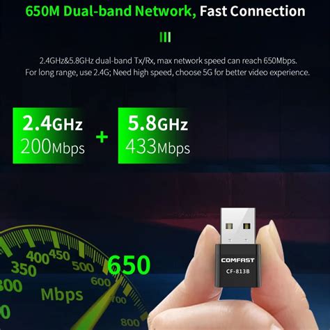 650mbps Mini Wireless Wifi Adapter Bt4 2 Usb 2 4g 5 8g Bluetooth Wifi Network Card Rtl8821cu