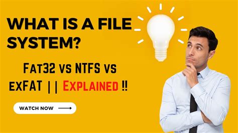 What Is File System Fat Vs NTFS Vs ExFAT Explained In YouTube