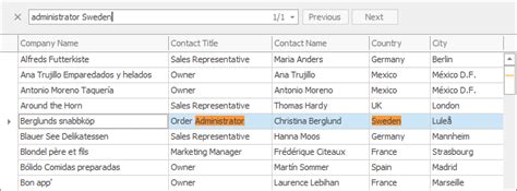 Devexpress Winforms使用技巧教程：data Grid Find Panel选项 Devexpress控件中文网