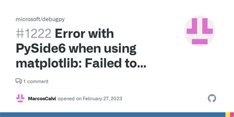 Error With Pyside6 When Using Matplotlib Failed To Enable Gui Event