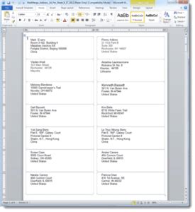 21 Free Mailing Label Template Word Excel Formats