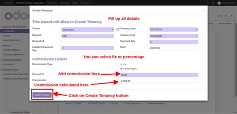 Odoo Property Management Rental Tenancy Lease Management App