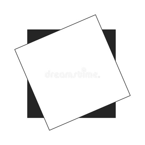 Sticky Notes Flat Monochrome Isolated Vector Object Stock Illustration Illustration Of Sticky