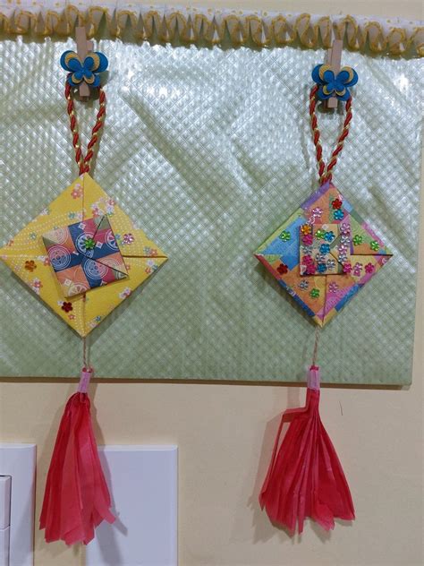 초간단 노리개 종이접기 우리나라전통명절 추석 설날과 새해주제쉬운만들기 Super Simple Hanbok Norigae