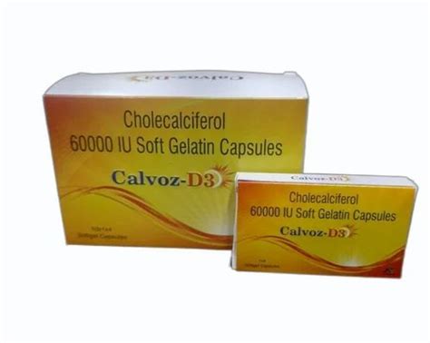 Cholecalciferol 60000 Iu Soft Gelatin Capsules At Rs 990box
