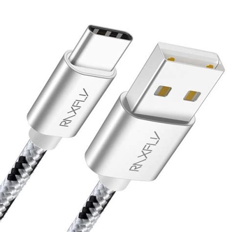 Cablu Usb Type C M Textil Gri Negru Epromo Ro