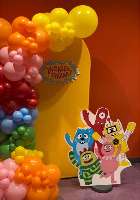 Yo Gabba Birthday Banner Printable Yo Gabba Gabba Birthday Party