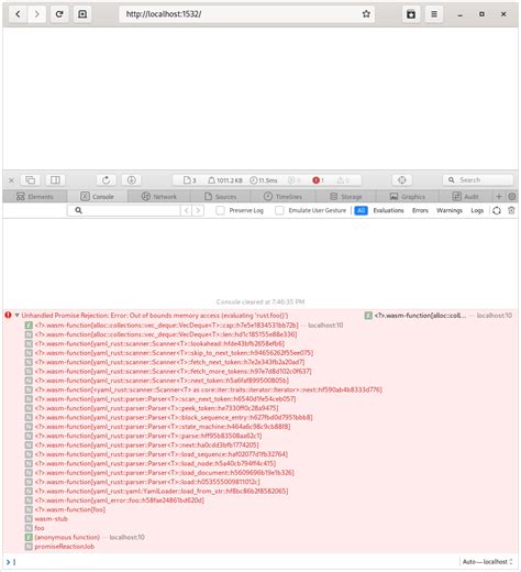get strange error on webkit · issue 2075 · rustwasm wasm bindgen · github