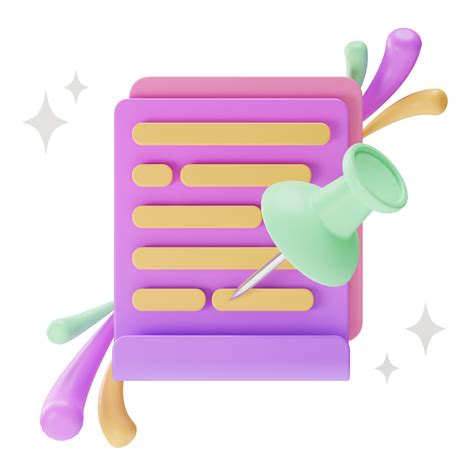 Object Ui Icon Pin Email 3d Illustration 9338480 Png