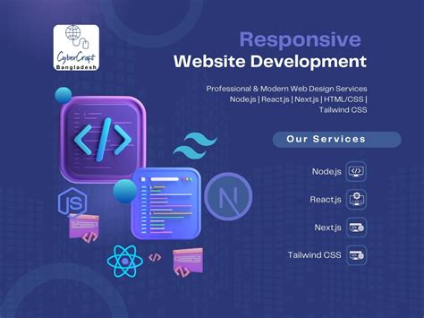 Responsive Nodejs I React I Nextjs I Htmlcss Website With Tailwind