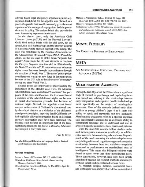 Pdf Metalinguistic Awareness