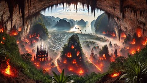 Comparative Image Of Heaven Under The Earth Hell On Earth Phang Nga