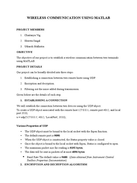 Wireless Communication Using Matlab Pdf Principal Component Analysis Filter Signal