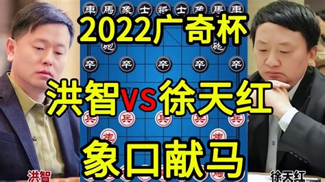 徐天红象口送马 洪智反弃一子 2022广奇杯【四郎讲棋】 Youtube