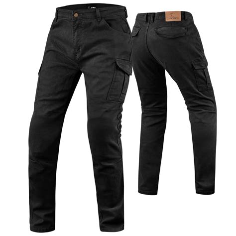 Jag Motorcycle Cargo Pants For Men Slim Fit Riding Jeans Twill