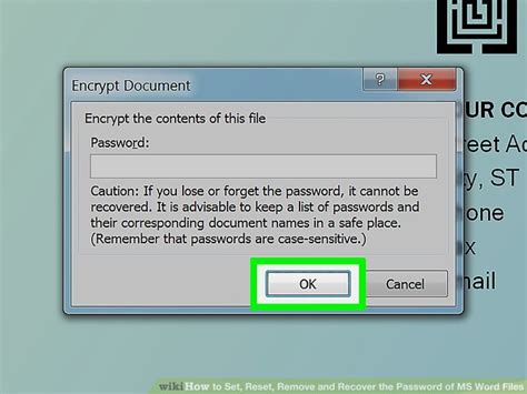 5 Ways To Set Reset Remove And Recover The Password Of MS Word Files