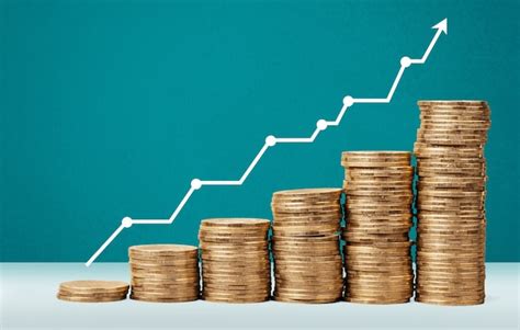 Premium Photo Coins Value Chart With Arrow
