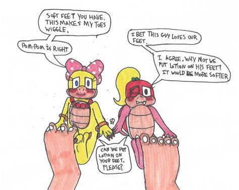 Koopa Girls Footsies By Spaton37 On Deviantart