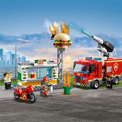 ЛЕГО 60214 купить, LEGO® City - “Пожар в бургер-кафе”, Новинка 2019!